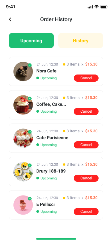 Mesio - Food React Native Template | CLI 0.64.3 by George_Fx | CodeCanyon